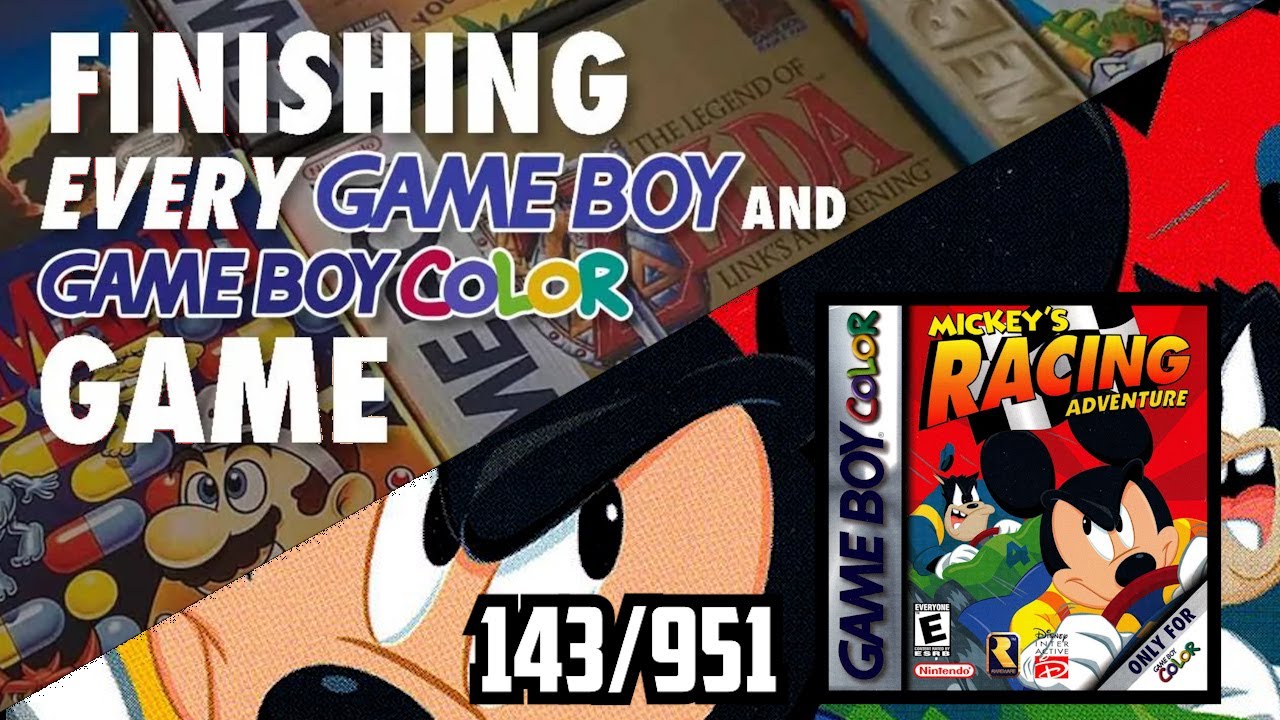 Beating EVERY GB/GBC Game - Mickey's Racing Adventure (143/951) - YouTube