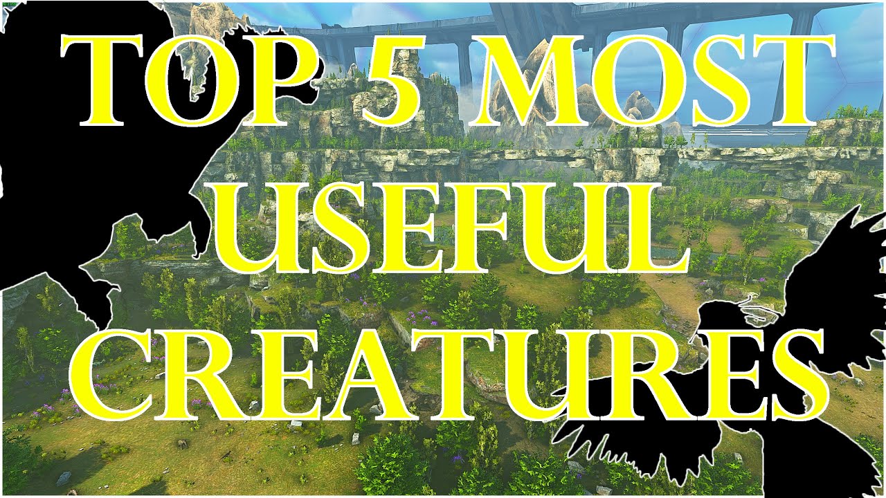 Top 5 Most Useful Creatures In Ark! - YouTube