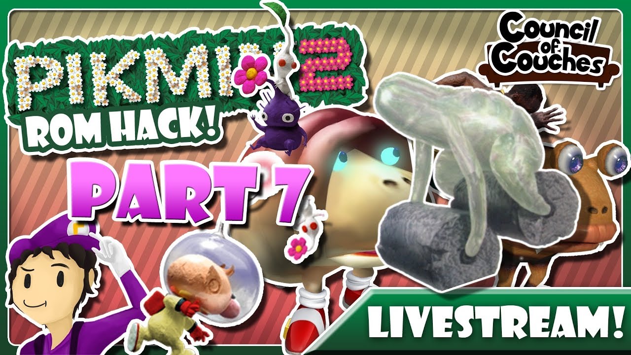 Pikmin 2 ROM Hack - Part 7: "DOUBLE WATERWRAITH!?!" (Livestream ...