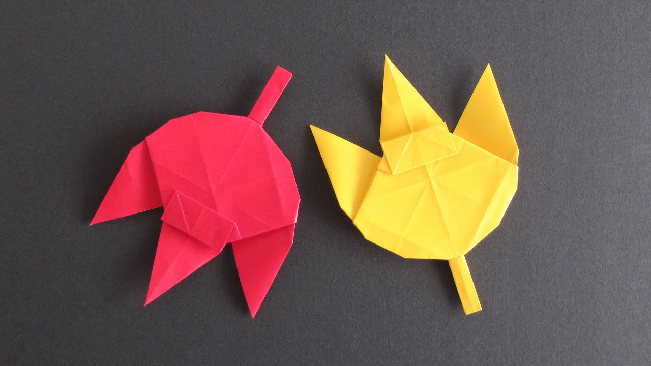 【折り紙】トウカエデ【origami】Trident maple - YouTube