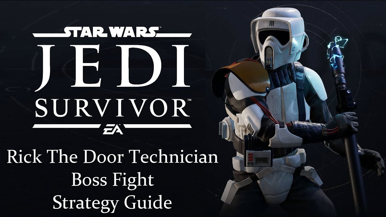 Star Wars Jedi Survivor - How to beat Rick the Door Techincian Boss ...