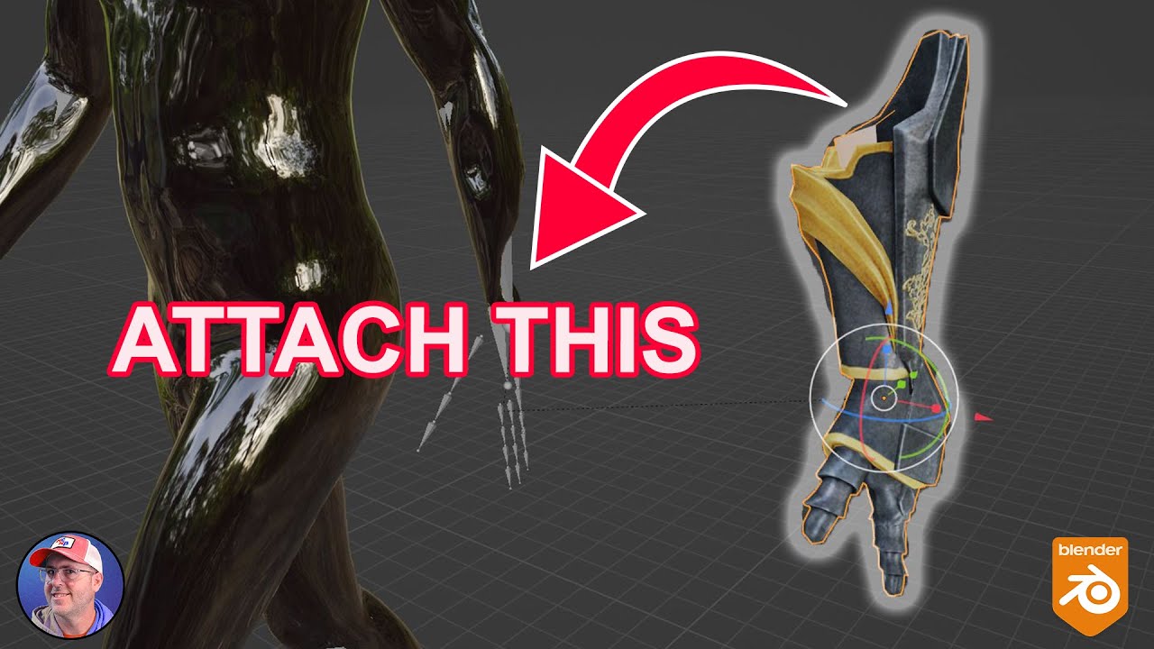 How to Attach Parts from other Armatures - YouTube