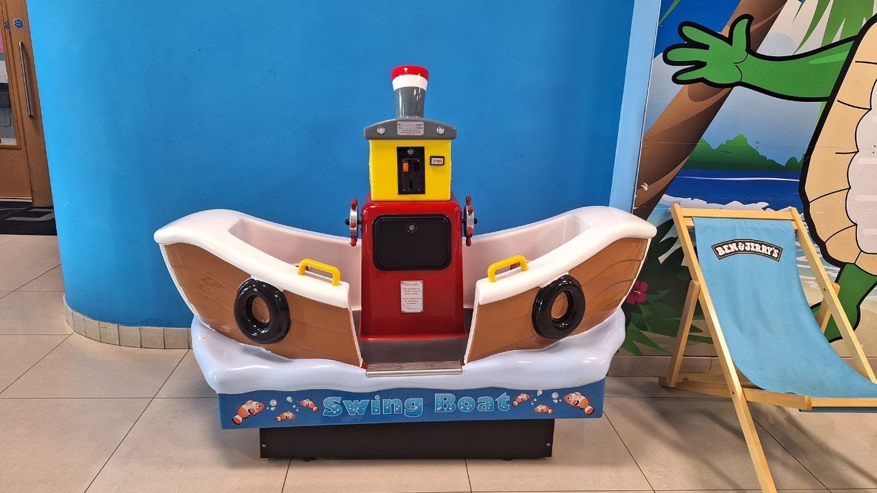 2010s Northern Leisure Swing Boat Kiddie Ride - YouTube