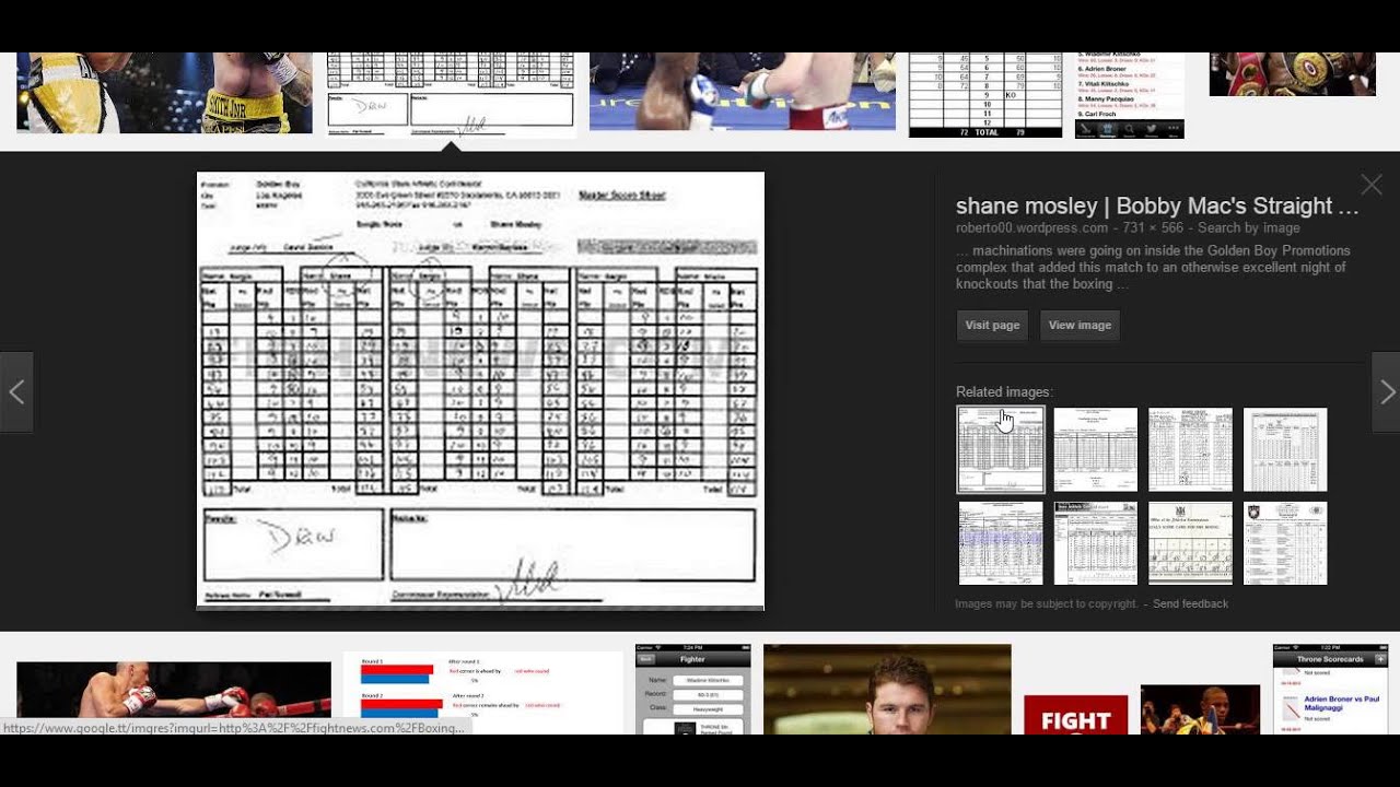 Scoring a Professional boxing match - YouTube