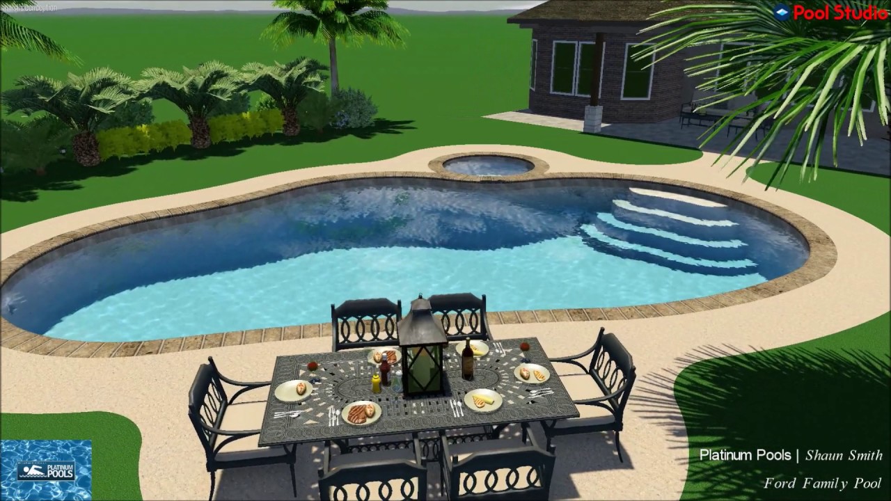 Ford Family Pool-Platinum Pools-Design By Shaun Smith - YouTube