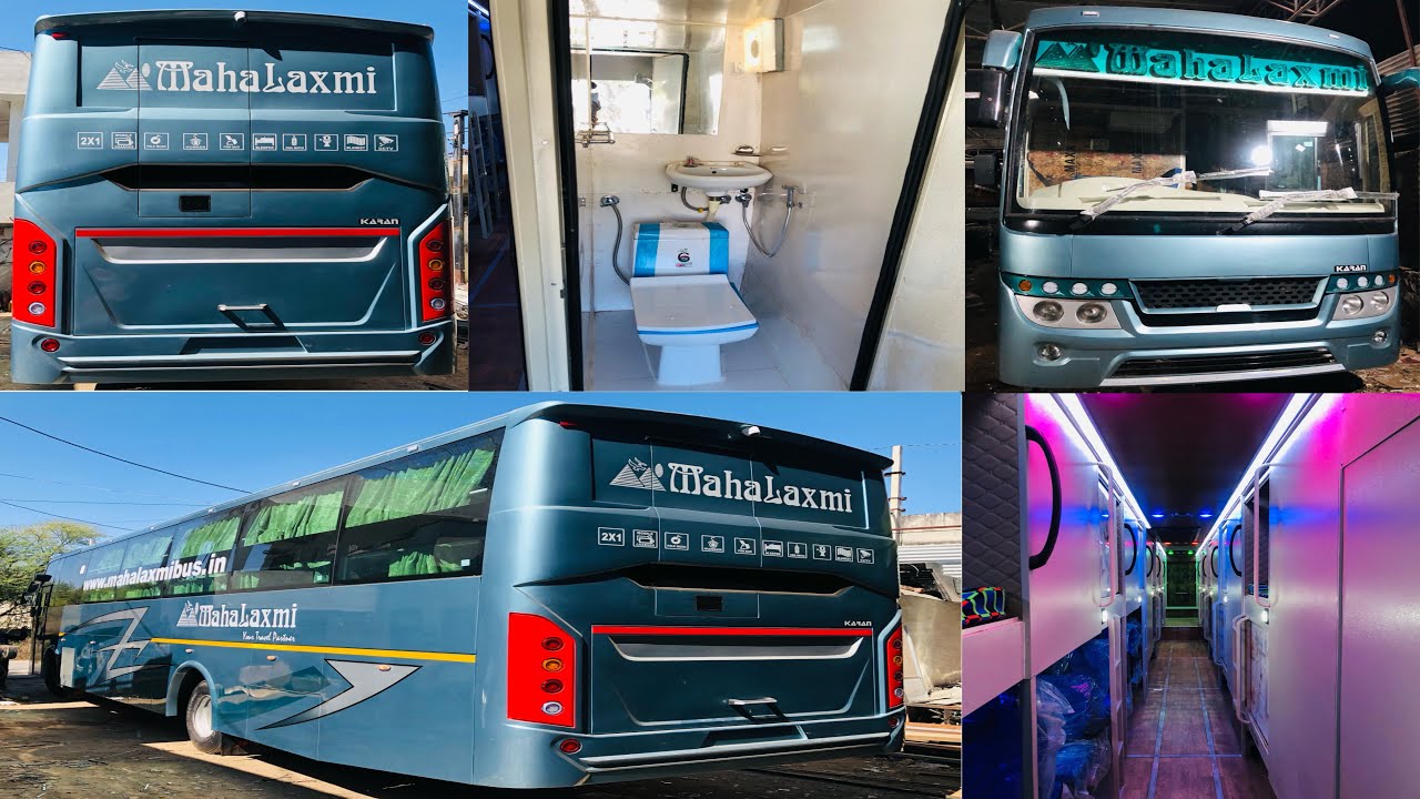 Luxury AC with Toilet sleeper bus manufacturing / Luxury AC sleeper बस ...