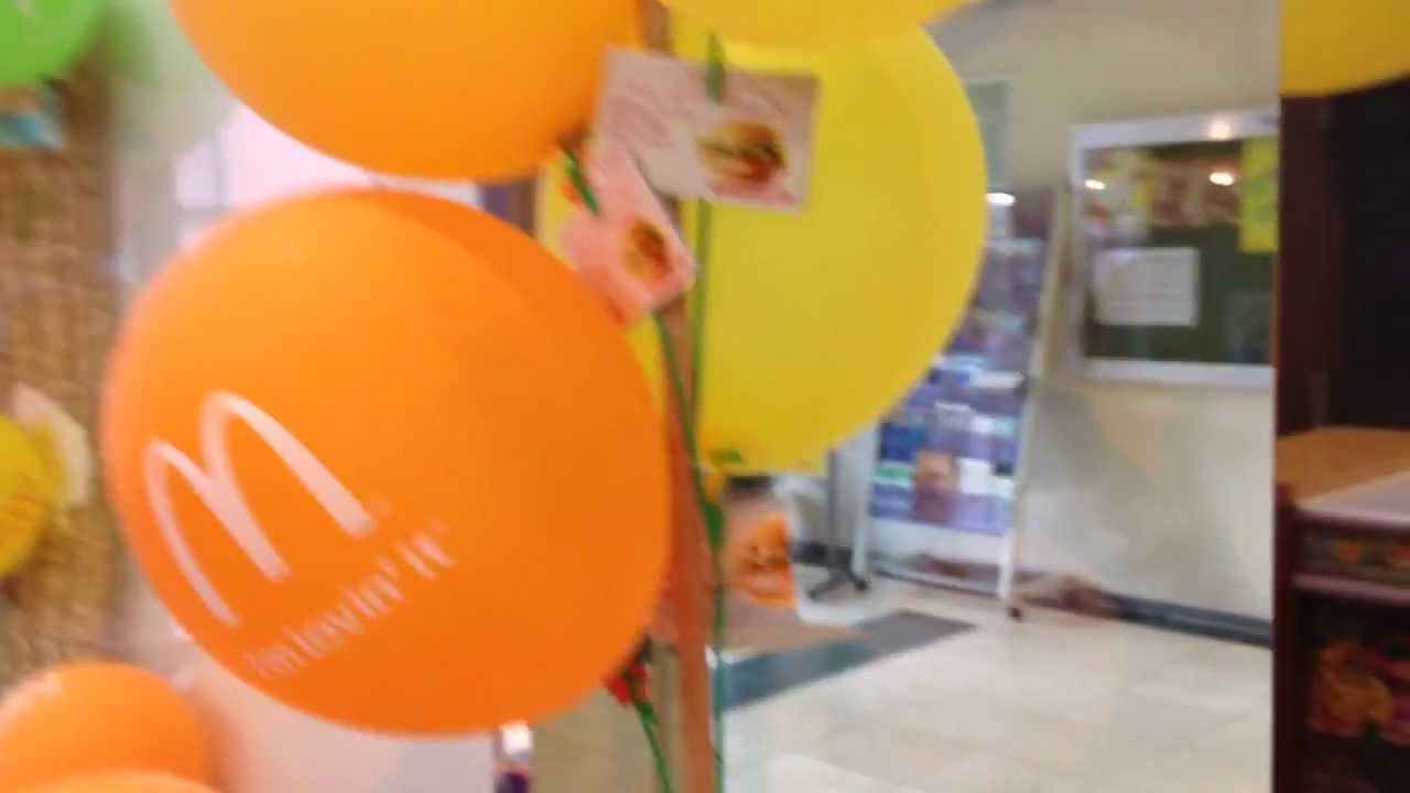 Free Balloons at McDonald's - YouTube