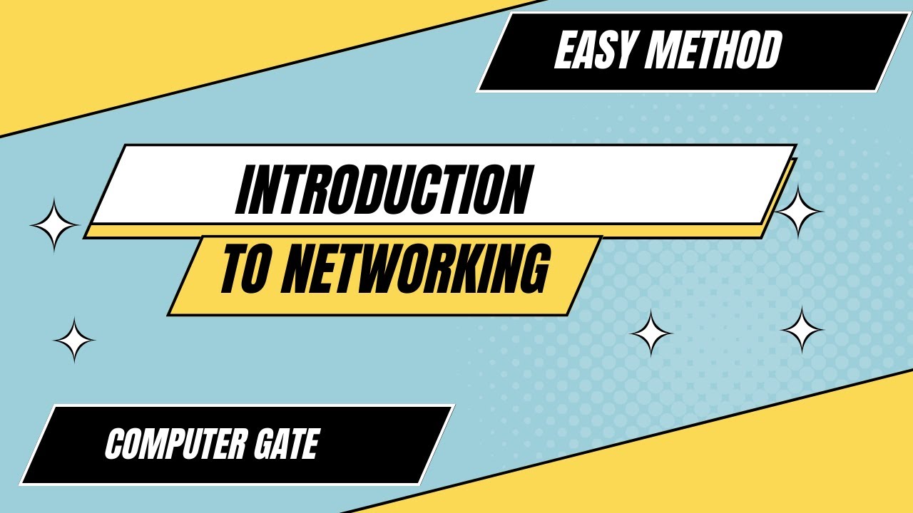 Introduction to Networking I Networking I Computer Networking - YouTube
