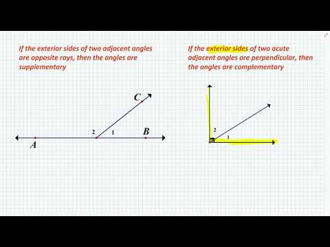 Angle Relationships & Theorems - YouTube