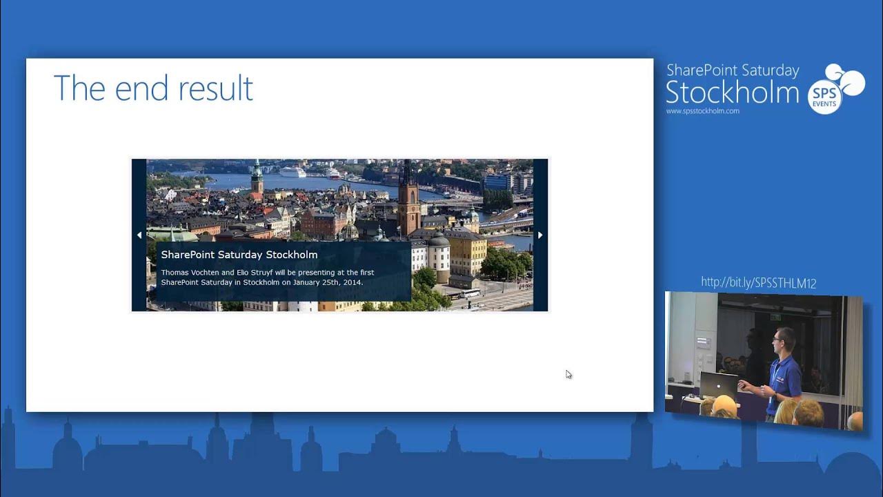 Elio Struyf: Farewell XSL, Welcome Display Templates - YouTube