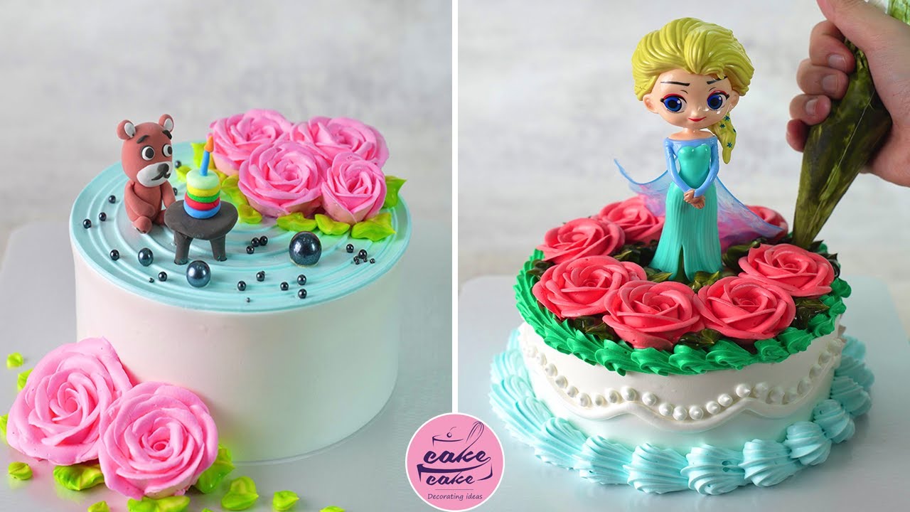 Simple Cake Decorating Ideas For Birthday | Cute Cake Design | Part 454 ...