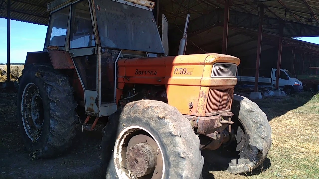 Tracteur someca 850 remise en route - YouTube