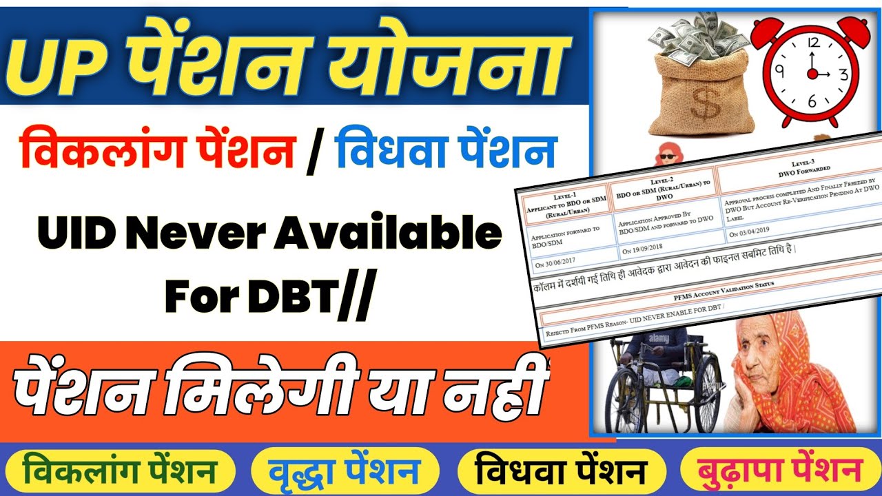 Rejectd From PFMS Reason- UID NEVER ENABLE FOR DBT | पेंशन नहीं आई ...