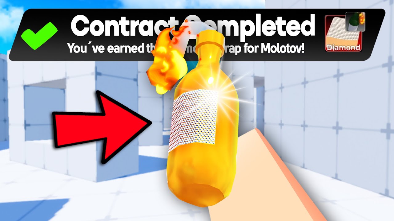 Unlocking The DIAMOND MOLOTOV In Roblox Rivals! - YouTube