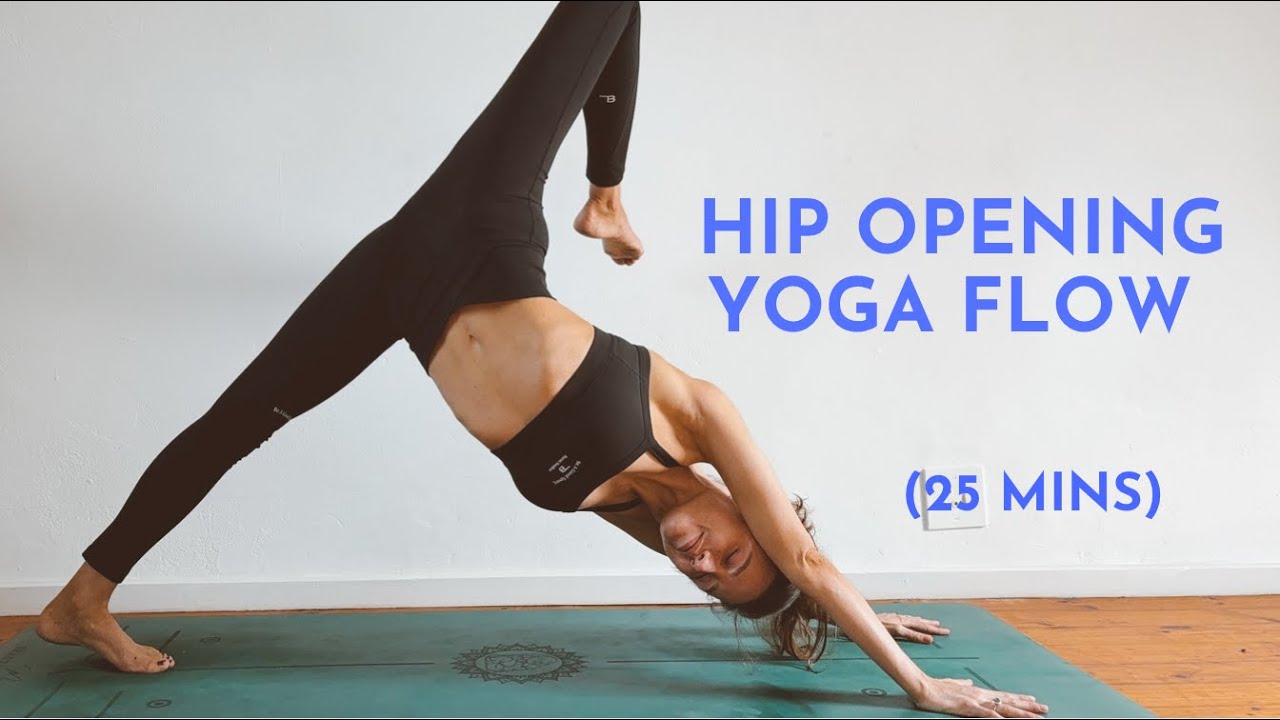25 Min Hip Opening Yoga Flow | Spicy + Stretchy - YouTube