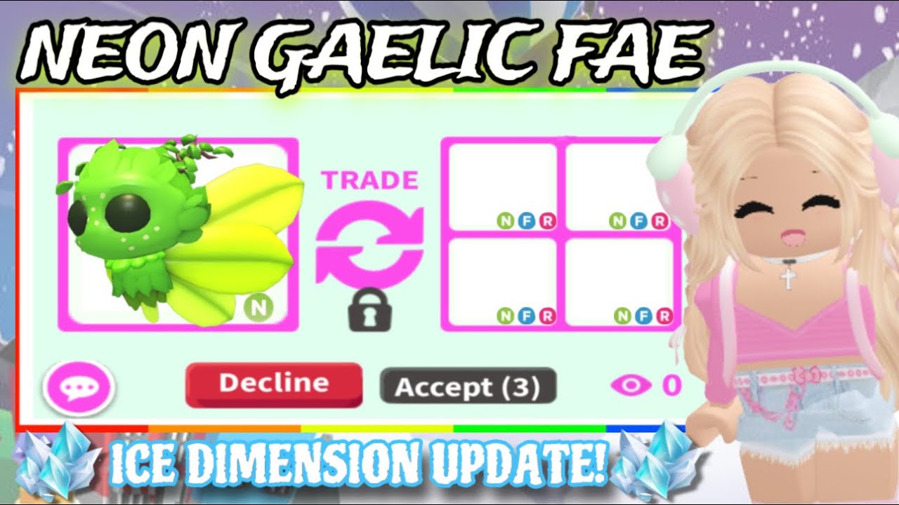 😳Trading Neon Gaelic Fae in Adopt Me! - YouTube