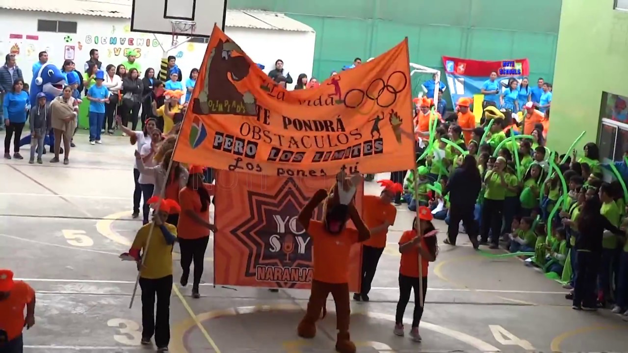 OLIMPIADAS 2018 INNOVA SCHOOLS V.E.S. PRESENTACIÓN ORANGE HOUSE - YouTube