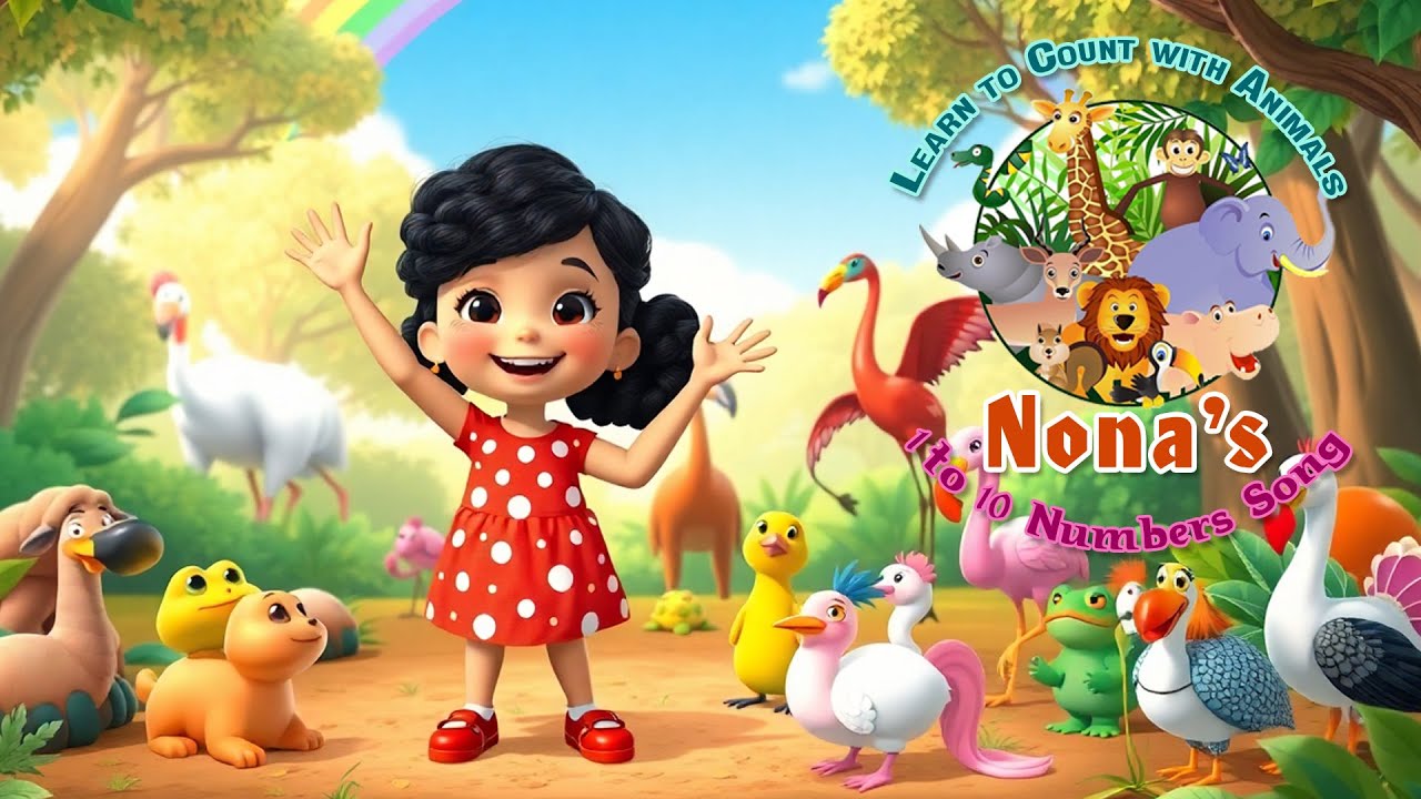 "Counting with Animals 1 to 10 | Learn Numbers with Nona!." - YouTube