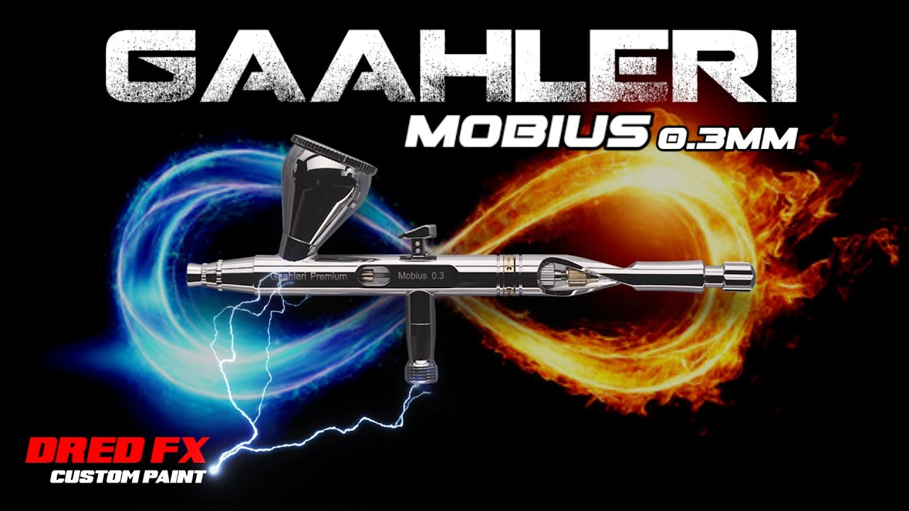 Gaahleri mobius 0.3mm up close and spray test review - YouTube