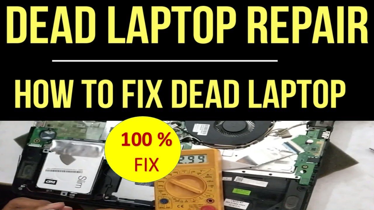 How to Fix Any Laptop That Won't Turn On | Dead Laptop Repair | Laptop ...