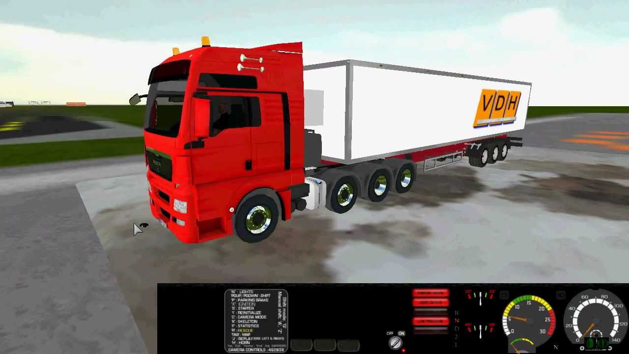 MAN truck Rigs of Rods - YouTube