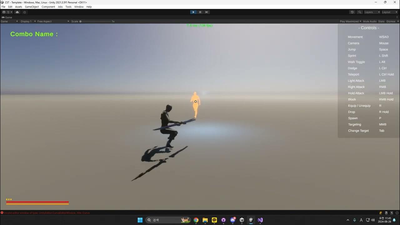 Combat System Template - Dodge Component Tutorial - YouTube