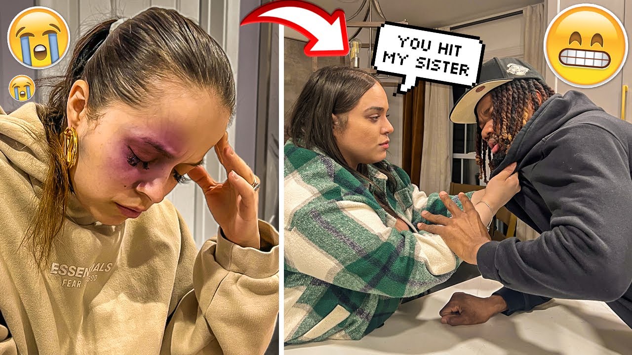 Shane Gave Me A Bruise AND MY SISTER LOST IT *Prank Gone Extremely ...