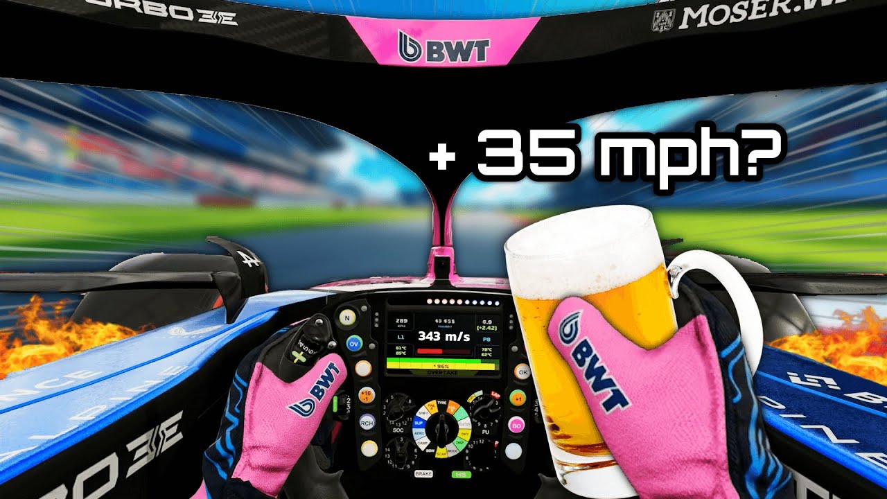 Does Drinking Beer Make You Faster In F1 25? - YouTube