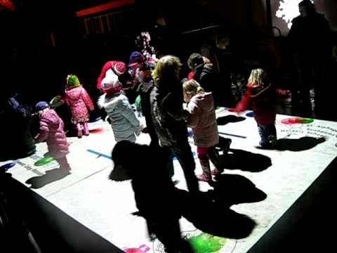 Interactive Light Projection Show - Whitstable.avi - YouTube