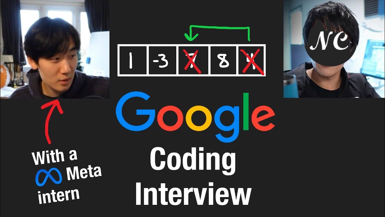 Mock Google Coding Interview with a Meta Intern - YouTube