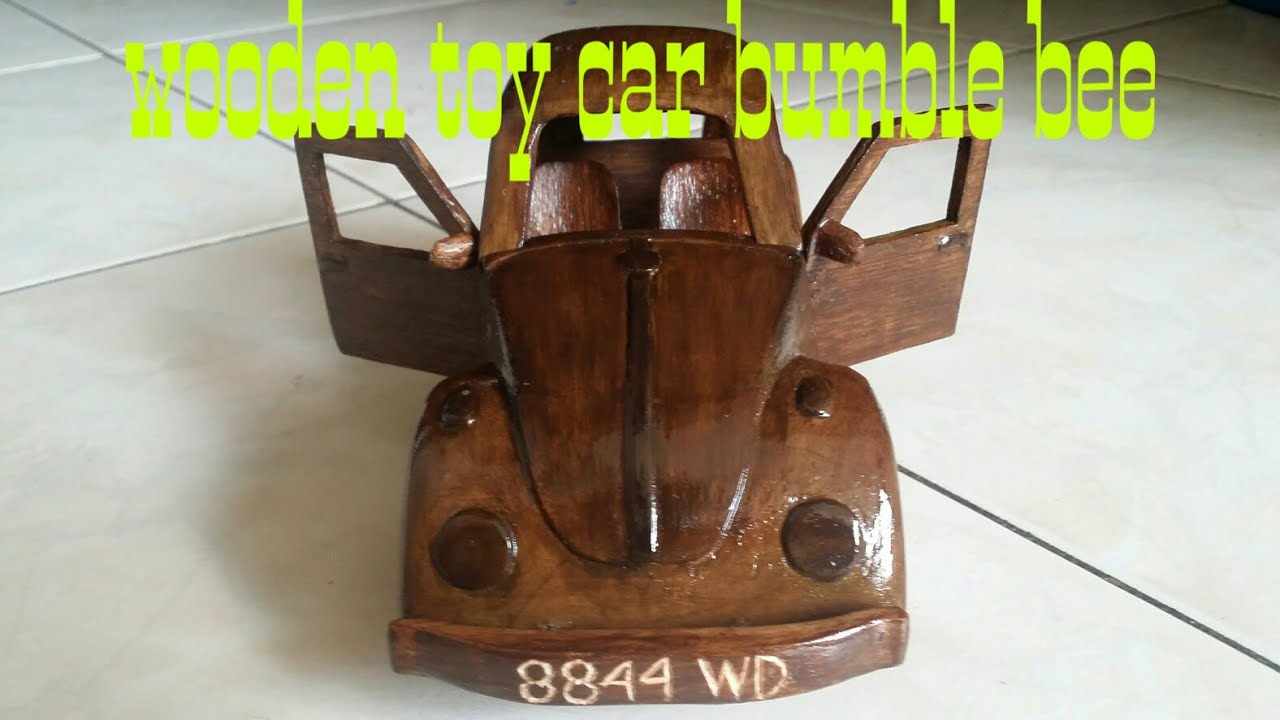 PAANO GUMAWA / HOW TO MAKE WOODEN TOY CAR BUMBLE BEE | VOLKSWAGEN - YouTube