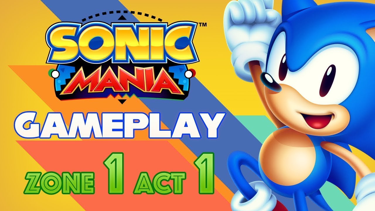 Sonic Mania Gameplay - Zone 1 Act 1 - YouTube