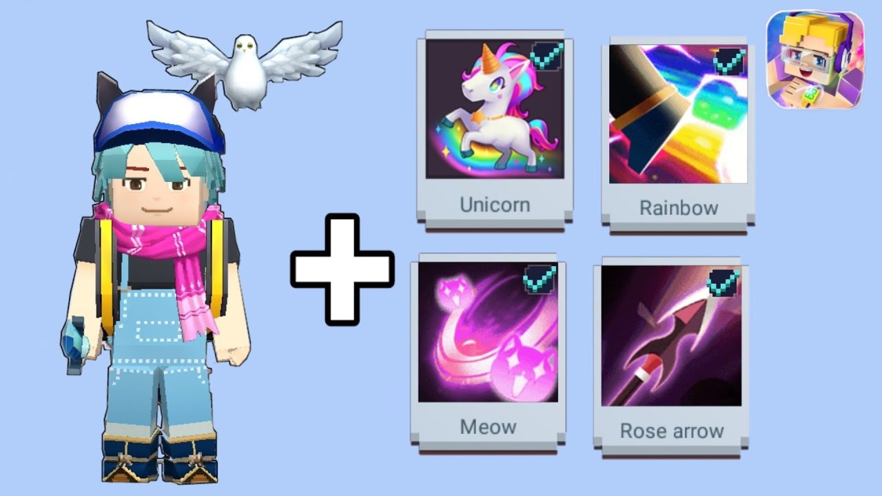 Cute Skin + Cute Effect Bedwars !! (Blockman GO) - YouTube