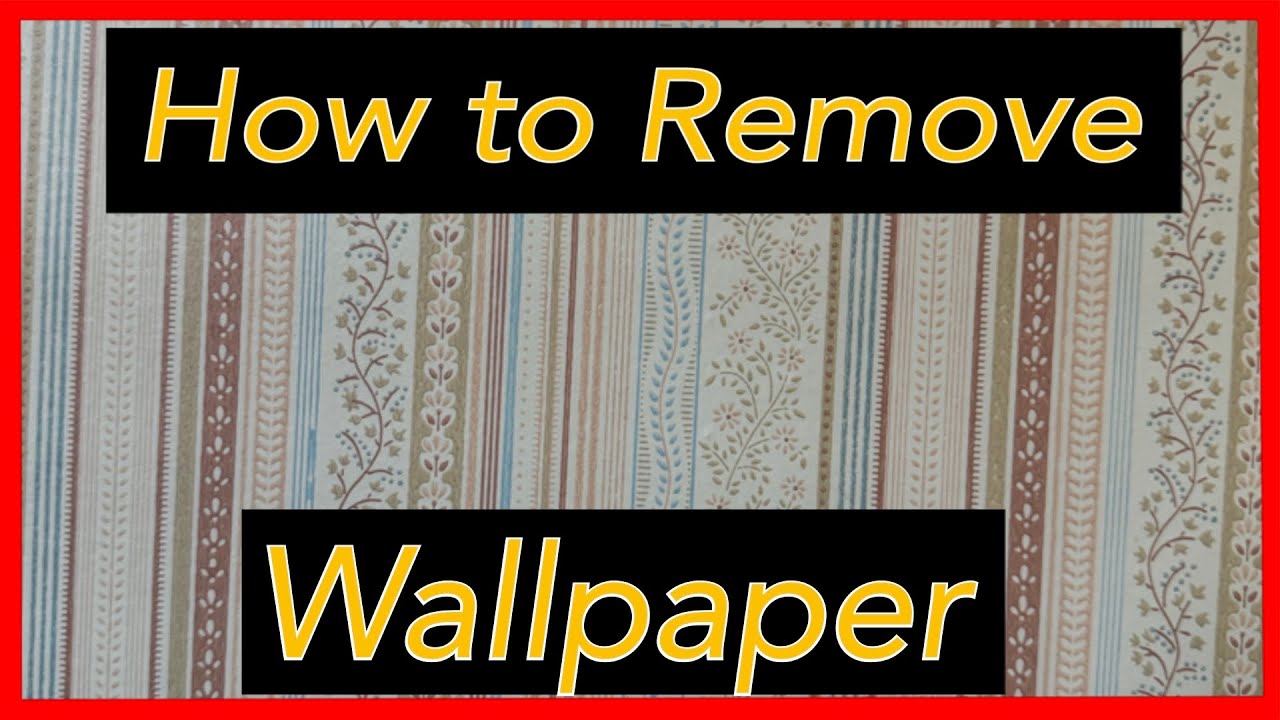 How to remove Wallpaper - YouTube