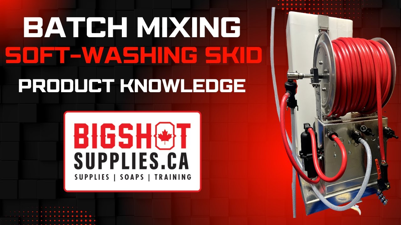 Batch Mixing Soft -Washing Skid - YouTube