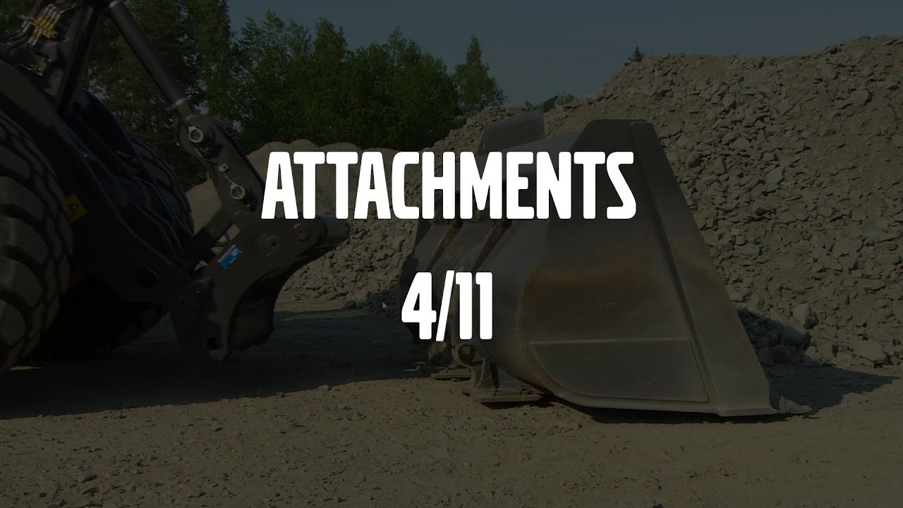 Attachments – Volvo Wheel Loaders H-series – Basic operator training – 4/11 - YouTube