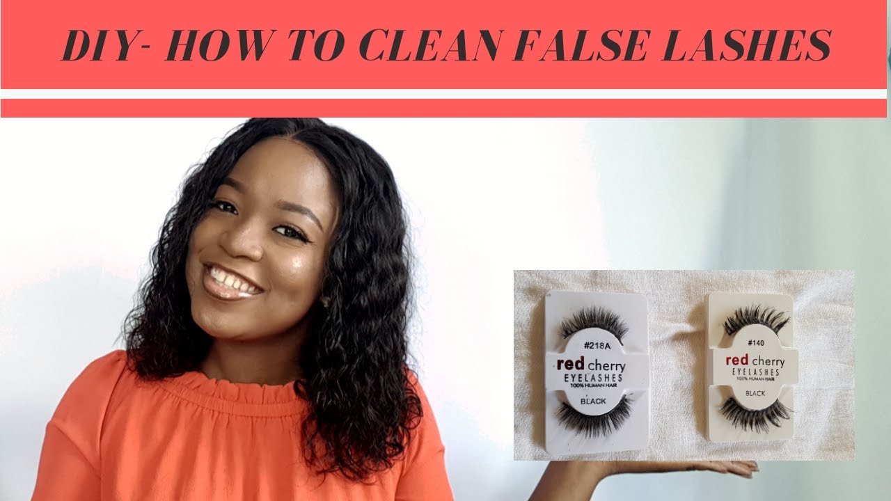 DIY - HOW TO CLEAN YOUR FALSE LASHES| BEAUTY TIP | TEMITOPE AJOKE ...
