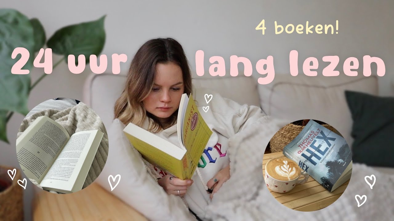 24 uur lang lezen 💘🕯 (met een 5 sterren boek!) - YouTube