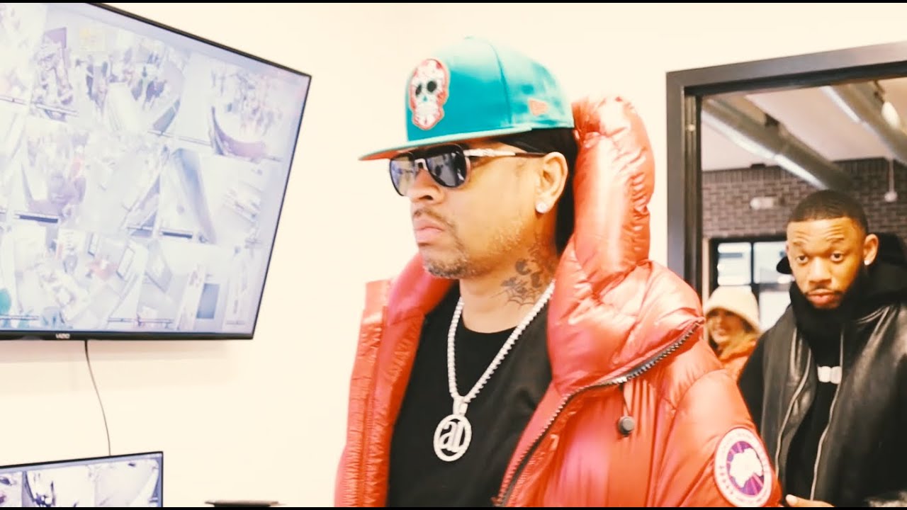 Allen Iverson's NEW weed Line - YouTube