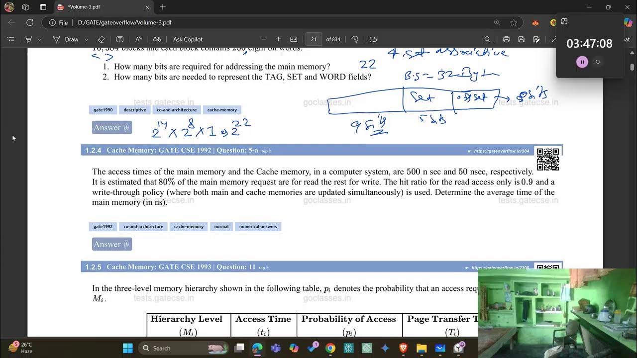 COA PYQ gate practice - YouTube