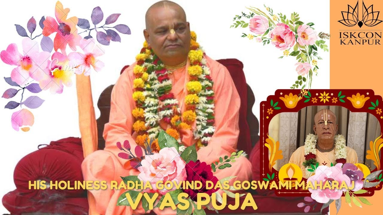 His Holiness Radha Govind Das Swami Maharaj Vyas Puja - YouTube