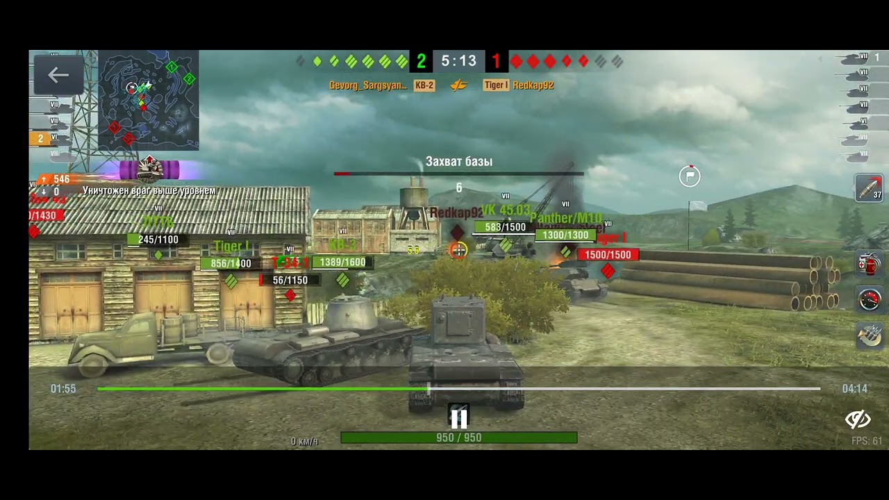 World of Tanks Kv2 (Кв2) video 3 - YouTube