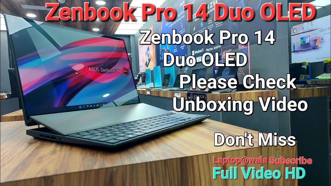 Zenbook Pro 14 Duo Oled (UX8402 12th Gen Intel) Unboxing I Zenbook Pro ...