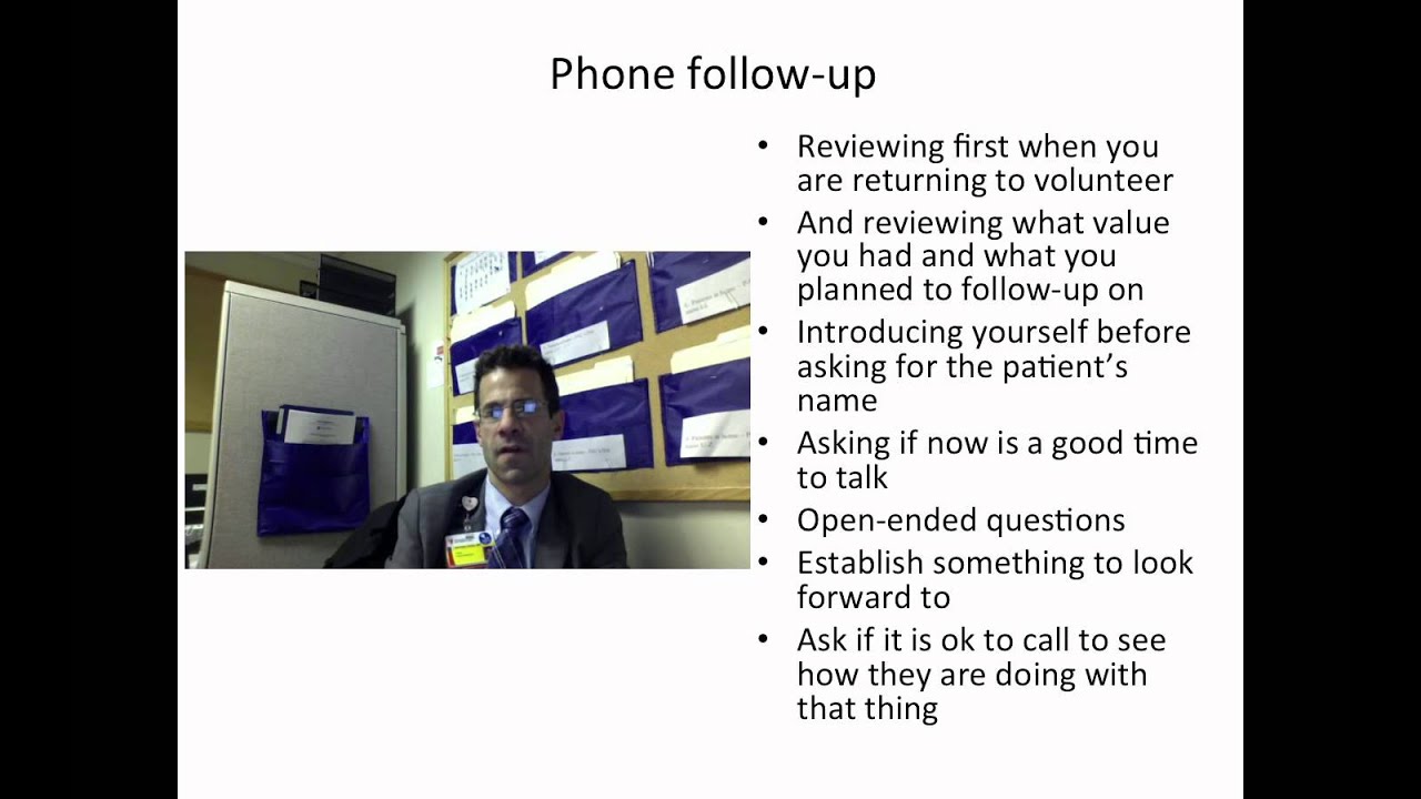 phone call follow up - YouTube