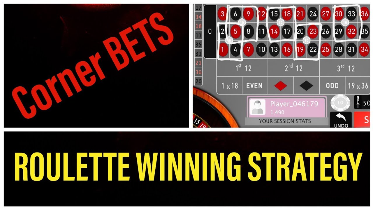 Corner Bets ROULETTE Winning Strategy - YouTube