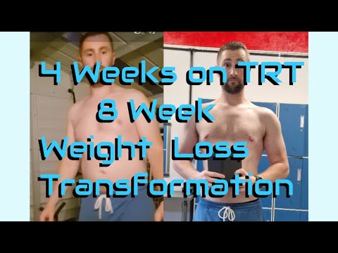 4 Weeks On TRT - Testosterone Replacement Therapy - 8 Week Body ...