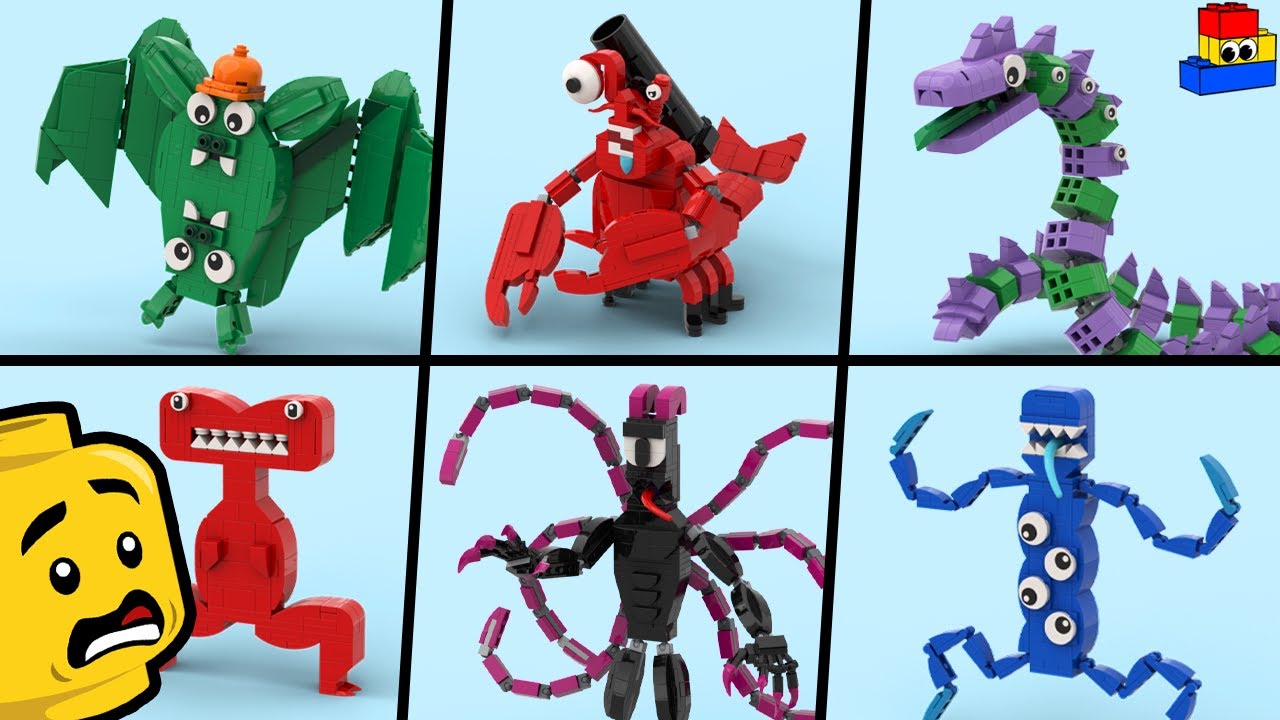 Garten of Banban 4 LEGO Bosses: Nighty Boo, Admiral Krusty, Patched ...