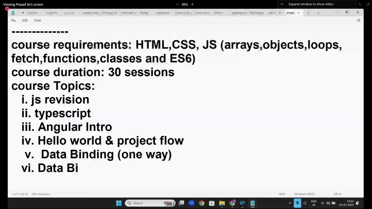 DAY-1 Revision of JavaScript 2025-03-03 - YouTube