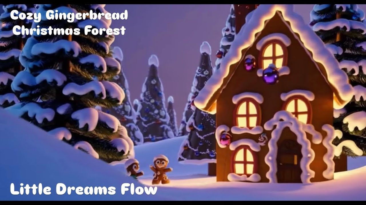 Cozy Gingerbread Christmas Forest | Relaxing Winter Ambience for Sleep ...