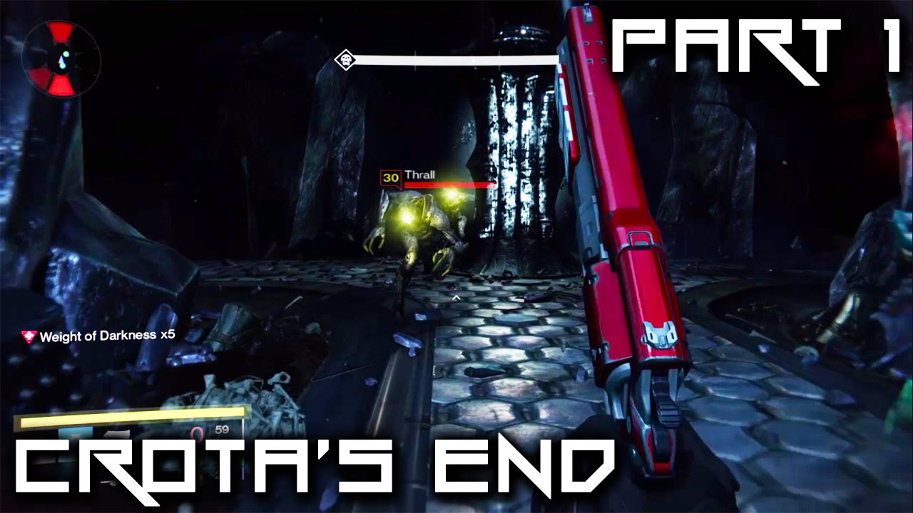 Destiny | "TRAVERSING THE ABYSS" - Crota's End Walkthrough #1 (Moon ...